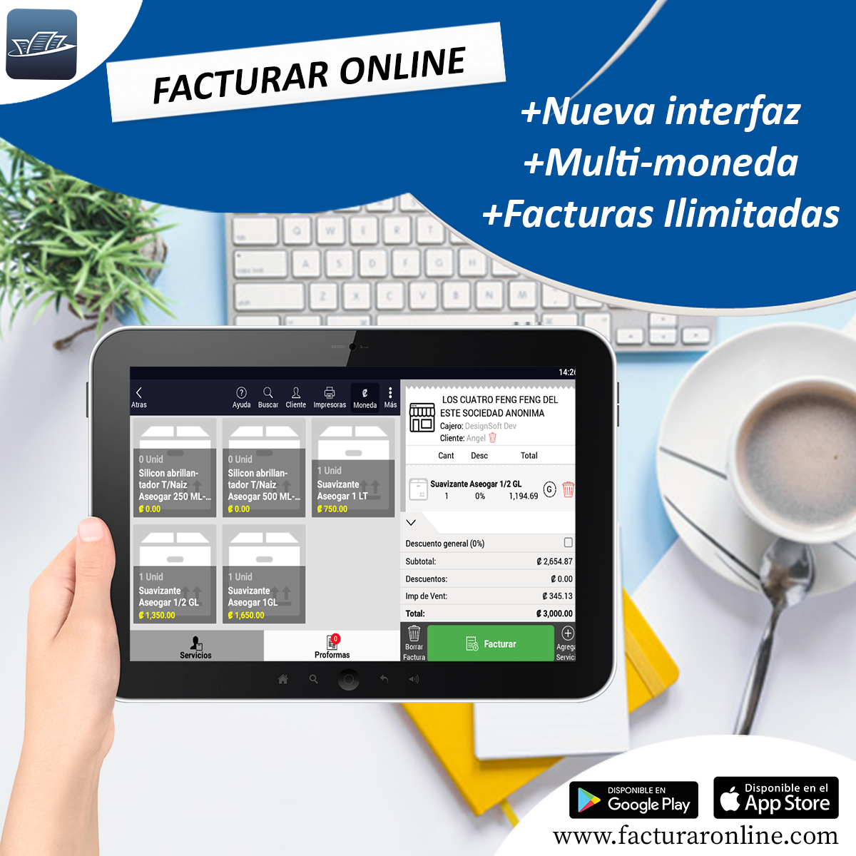 Factura Electrónica | App Nativa Facturar Online - POSMOVI
